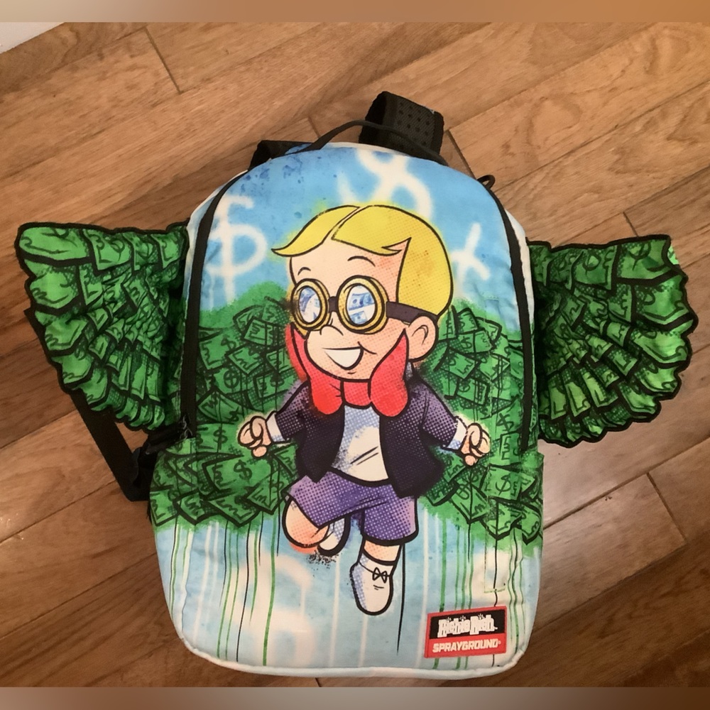 Sprayground Richie Rich Money Wings Backpack. - Gem